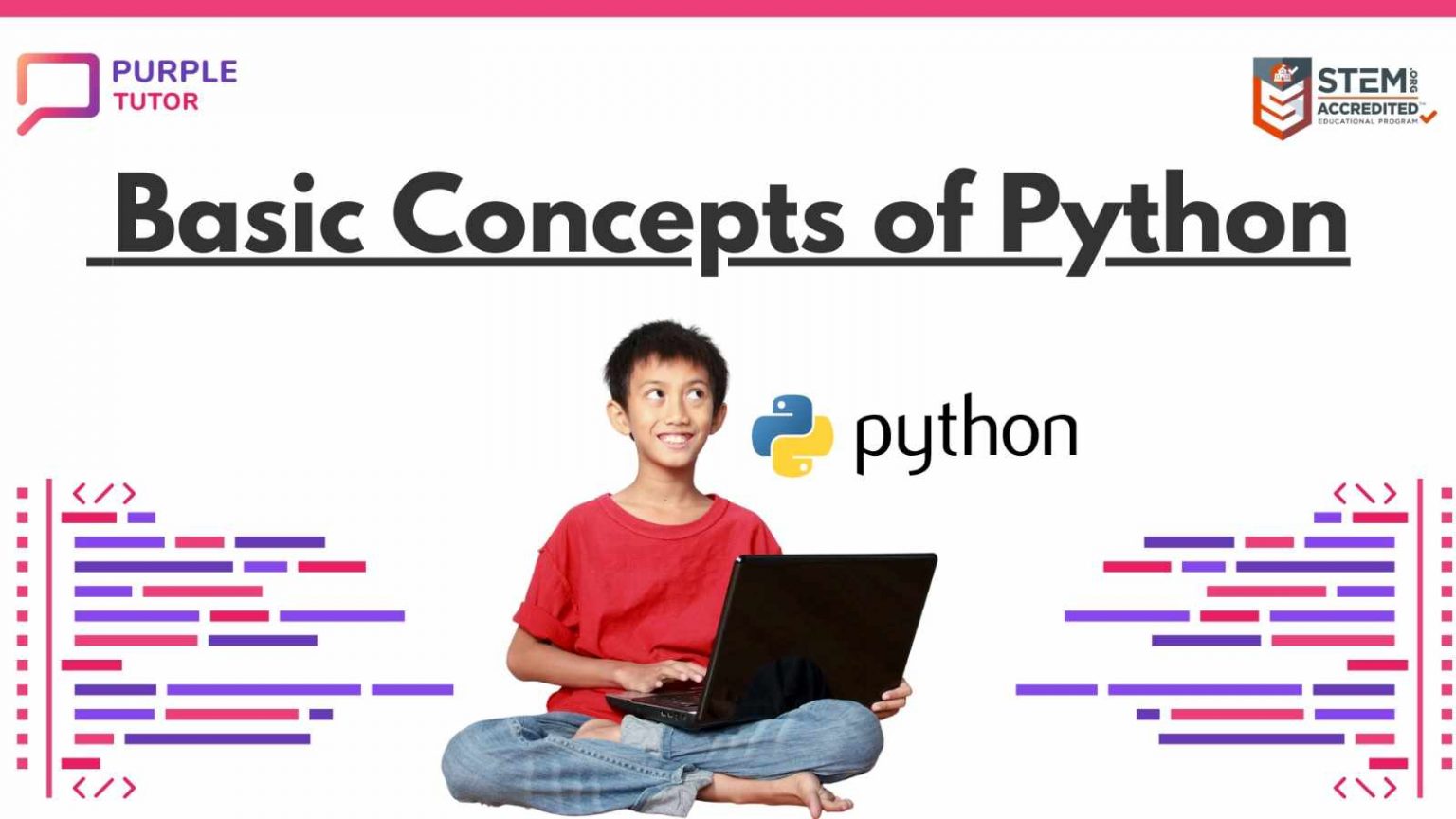 Basic Concepts of Python for Beginners - PurpleTutor Basic Concepts of Python for Beginners - PurpleTutor